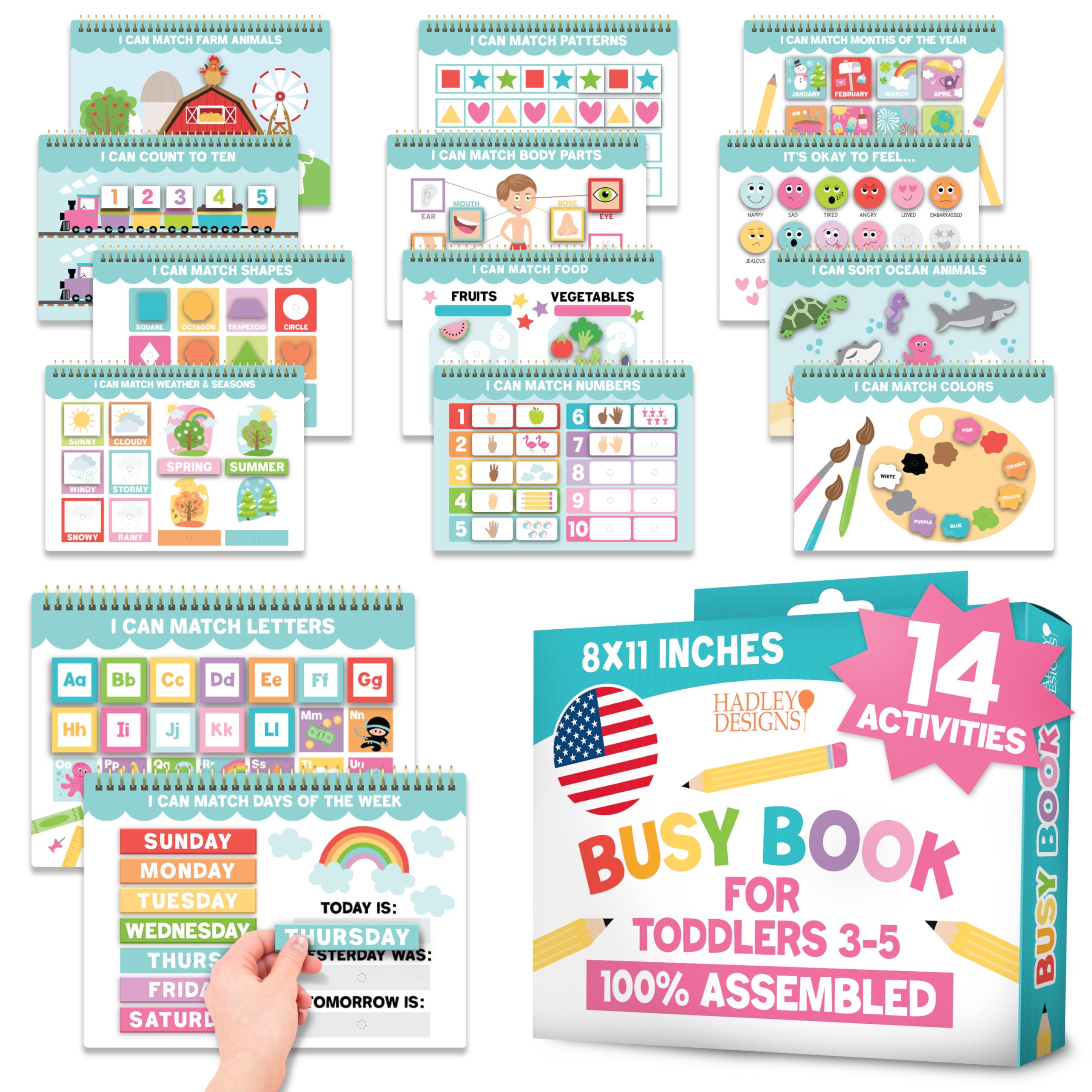 PreK Busy Book – Hadley Designs