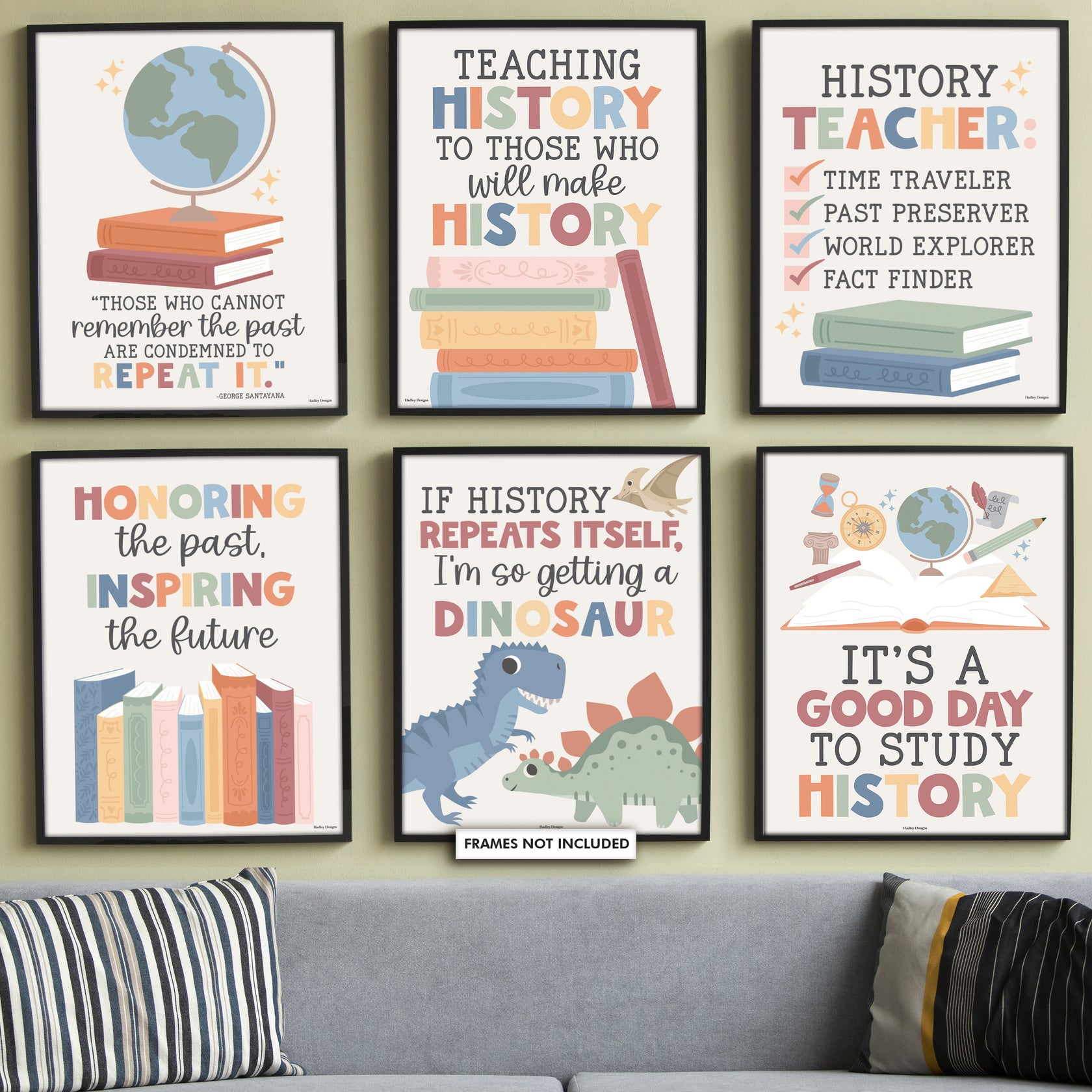 History Motivational Posters | Set of 6 | Educational Posters – Hadley ...