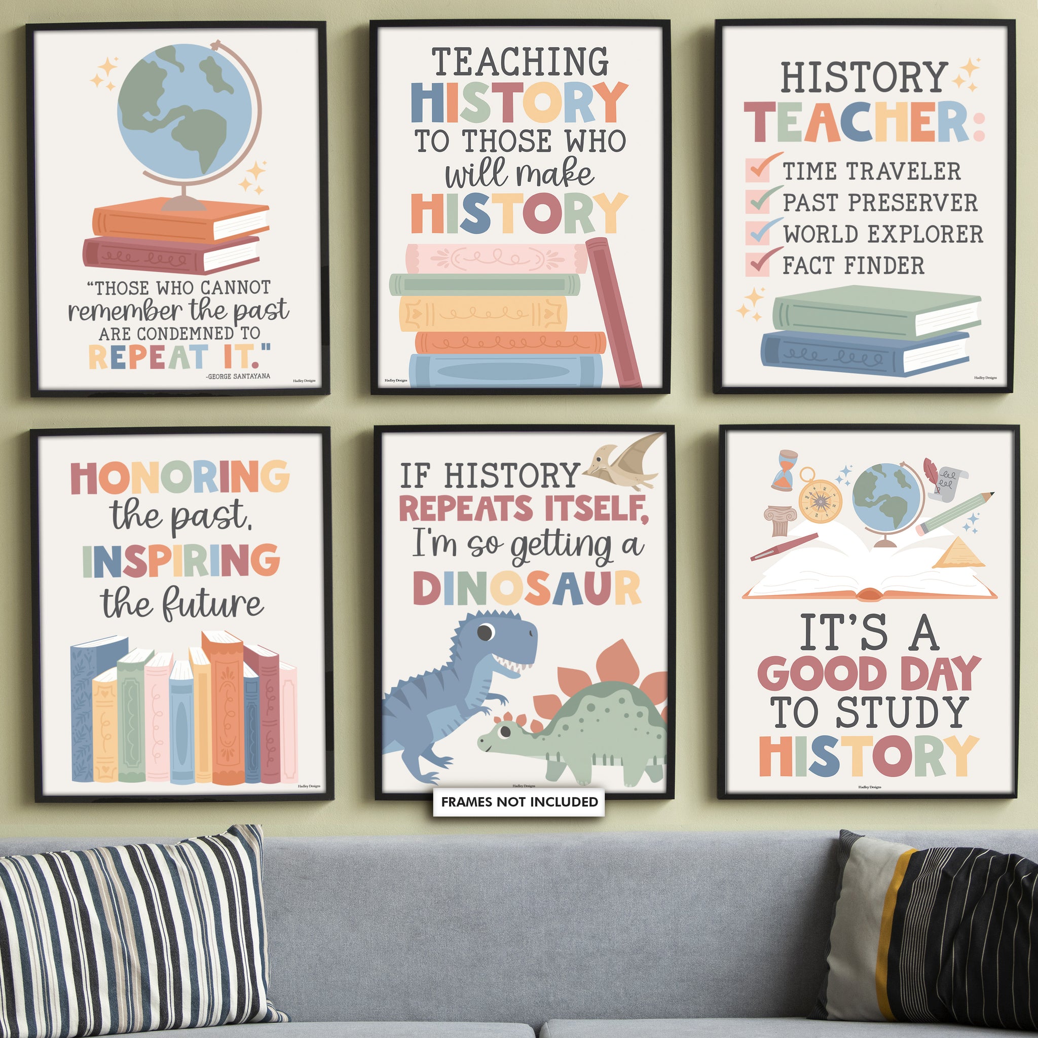 History Motivational Posters | Set of 6 | Educational Posters – Hadley ...