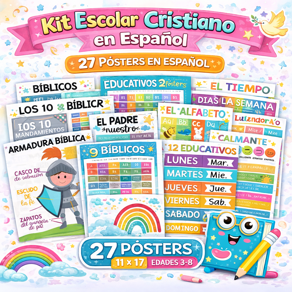Little Spanish Christian Learning Kit – Hadley Designs