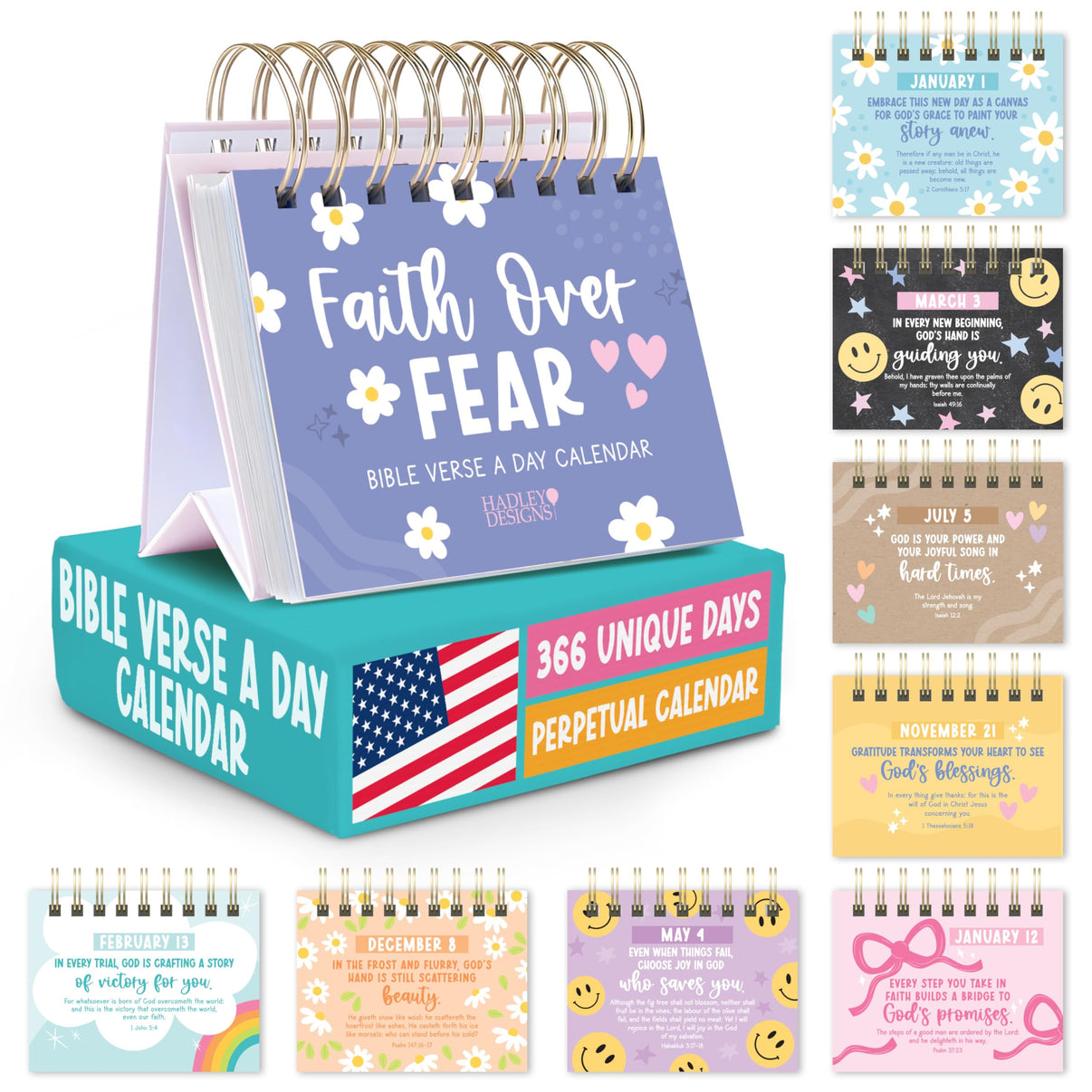 Bible Verse Flip Calendar – Hadley Designs