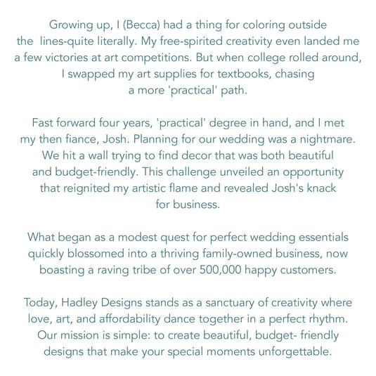 About Us – Hadley Designs