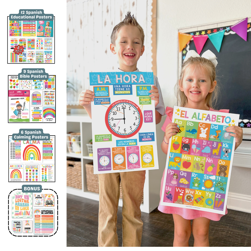 Spanish Early Learning Kit – Hadley Designs
