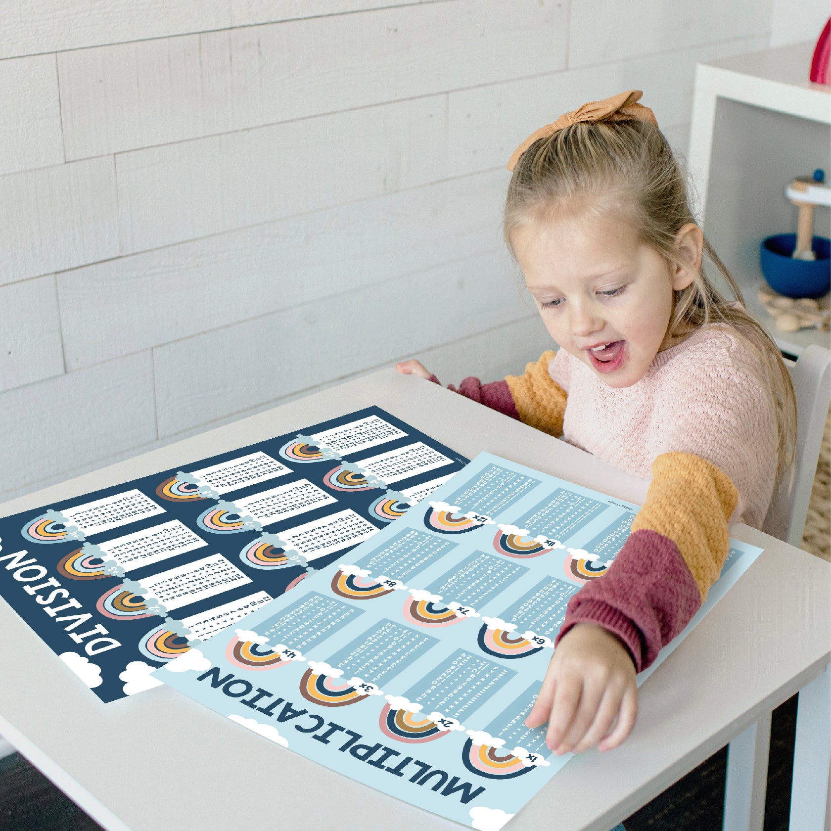 Large Division & Multiplication Posters Set of 2 | Classroom Learning ...