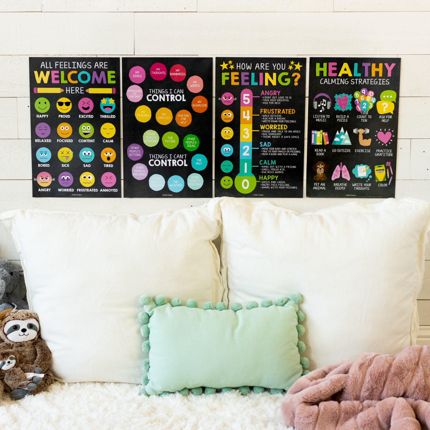 Feelings Posters for Classrooms & Homeschool Rooms - Emotional Learning ...