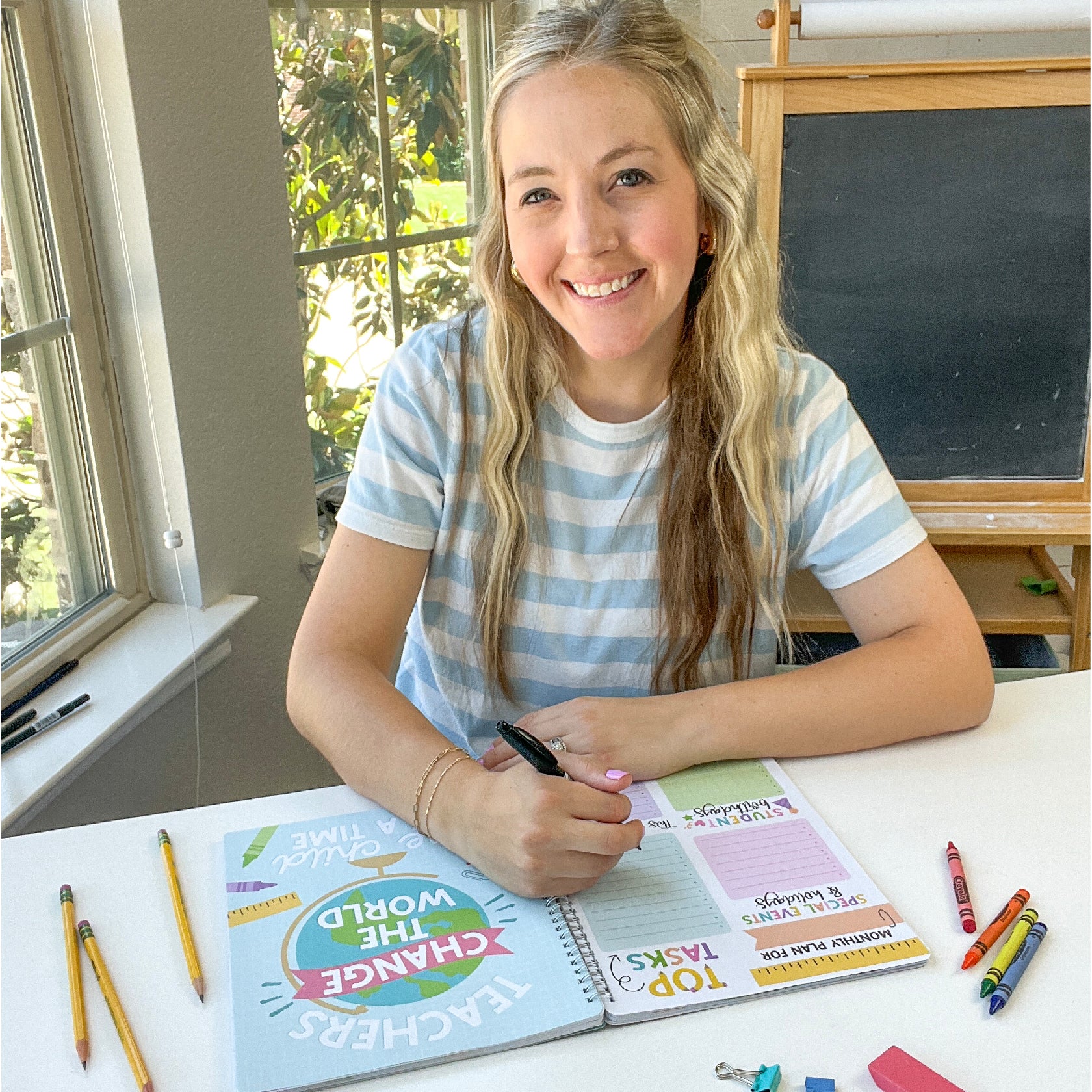 Undated 2024-2025 Teacher Planner - Perfect for Classroom Organization ...