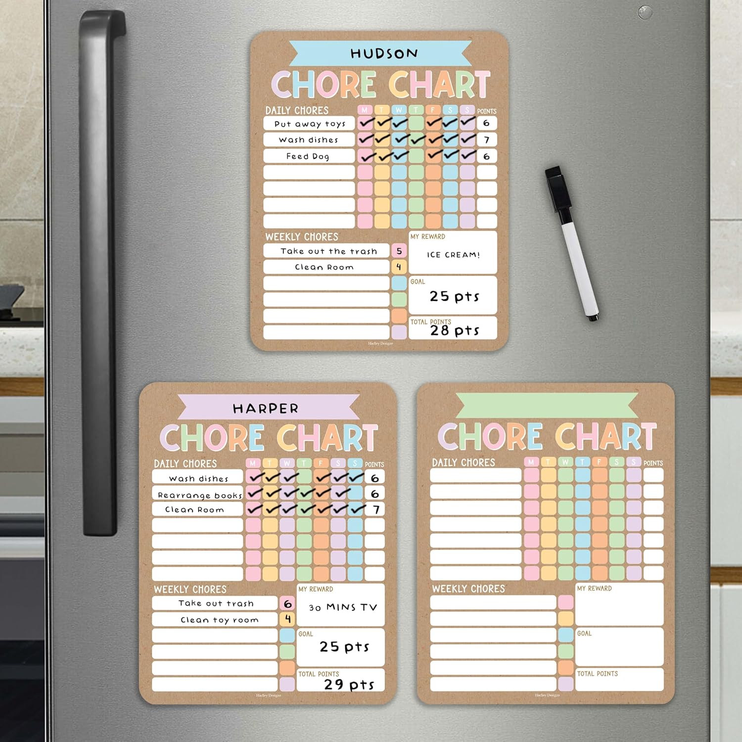 Buy 1 Chore Chart, Get 2 FREE – Hadley Designs