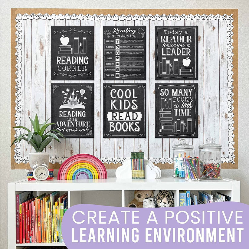 Reading Motivational Posters | Set of 6 | Motivational Posters – Hadley ...