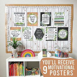 Classroom Motivational Posters | Set of 9 | Educational Supplies ...