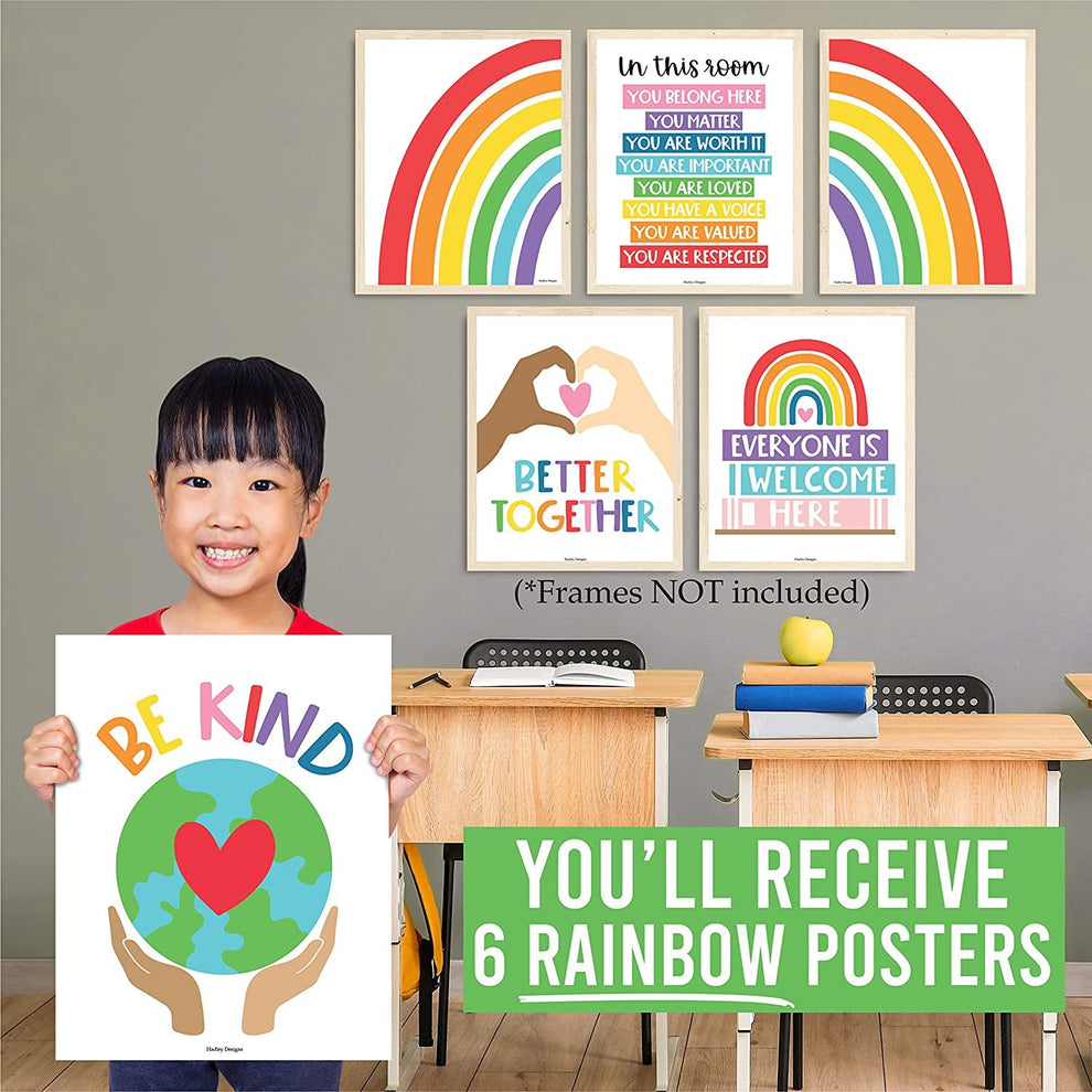 Diversity Posters | Set of 6 | Educational Posters – Hadley Designs