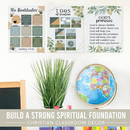 Bible Posters | Set of 9 | Sunday School Posters – Hadley Designs
