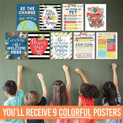 Classroom Motivational Posters | Set of 9 | Educational Supplies ...